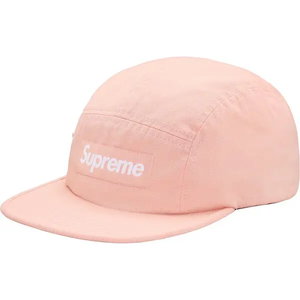 Supreme Side Zip Camp Cap - Light Peach