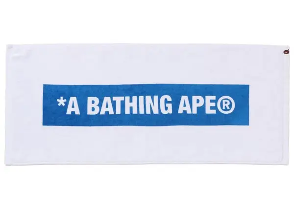 A BATHING APE Summer Premium Towel - White