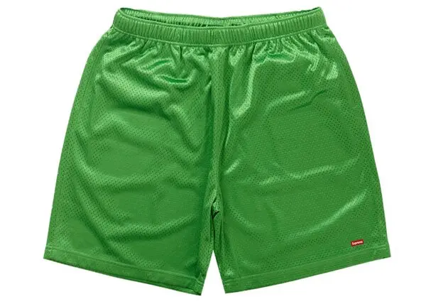Supreme Small Box Baggy Mesh Short - Green