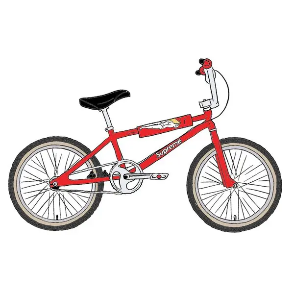 Supreme S&m 1995 Bmx Dirtbike - Red