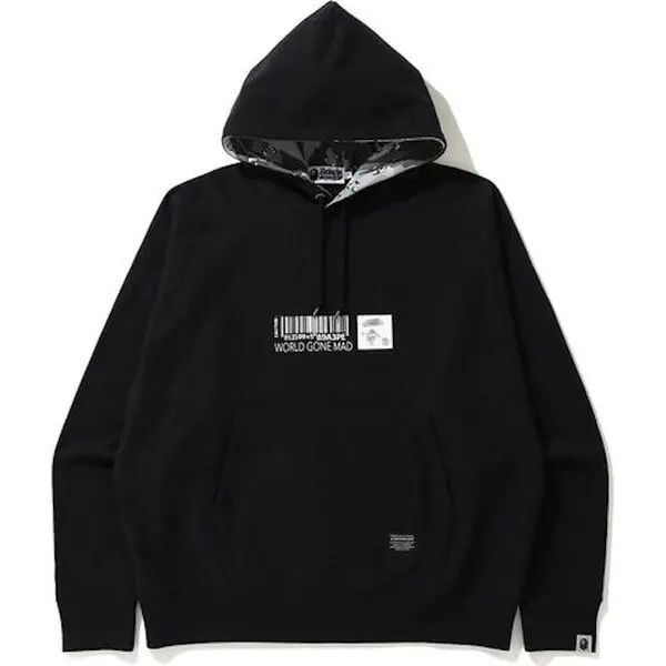 A BATHING APE Loose Fit Pullover Hoodie