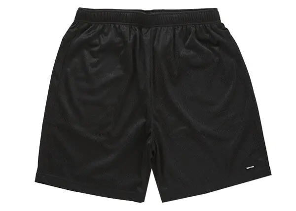 Supreme Small Box Baggy Mesh Short - Black