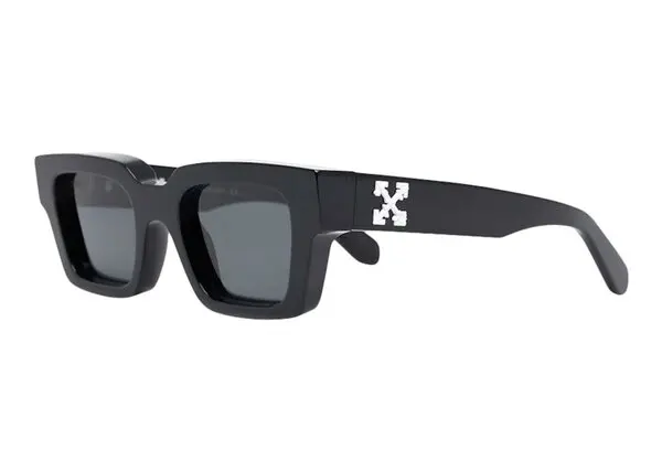 Off-White Virgil Square Frame Sunglasses - Black/black Tint