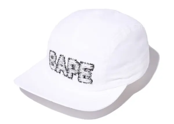 A BATHING APE Logo Jet Cap - White