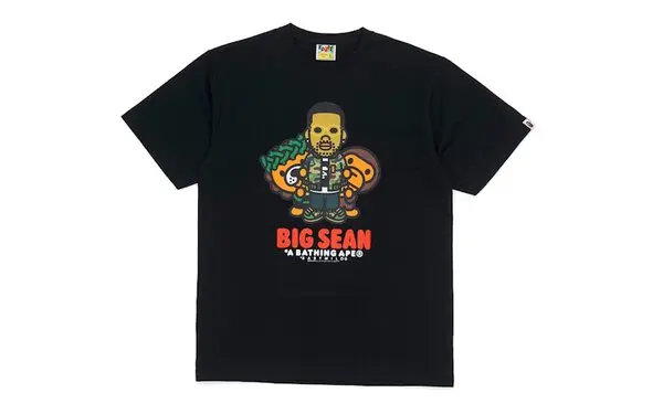 A BATHING APE Milo Big Sean Tee Shirt - Black
