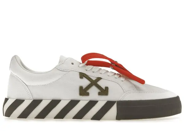 Off-White Off Vulcanized Low-top Sneakers - White/khaki