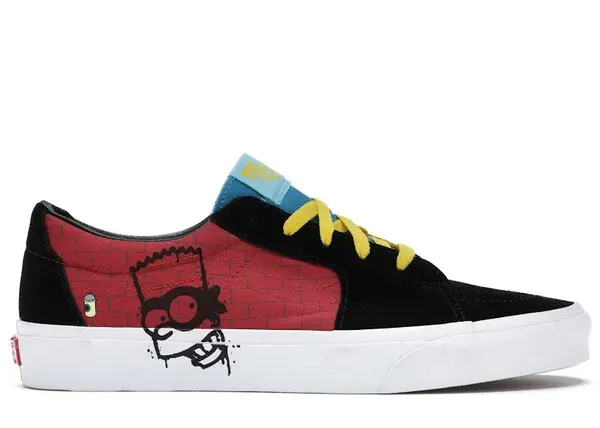 VANS Skate Pro The Simpsons El Barto Sneakers - Red/black