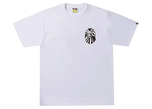 A BATHING APE Ape Head 1 Tee Shirt - White