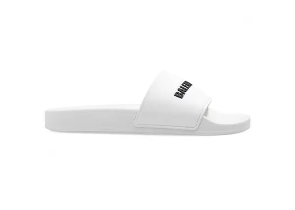 Balenciaga Pool Slides - White/black