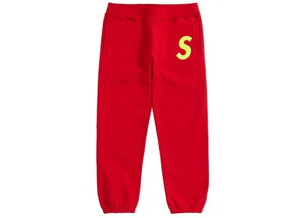 Supreme Logo Sweatpant - Red