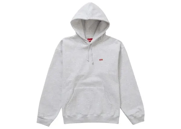 Supreme Small Box Hooded Sweatshirt - Ash Grey