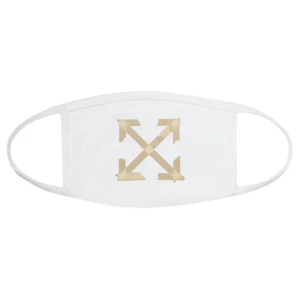 Off-White Off Tape Arrows Face Mask - White/beige