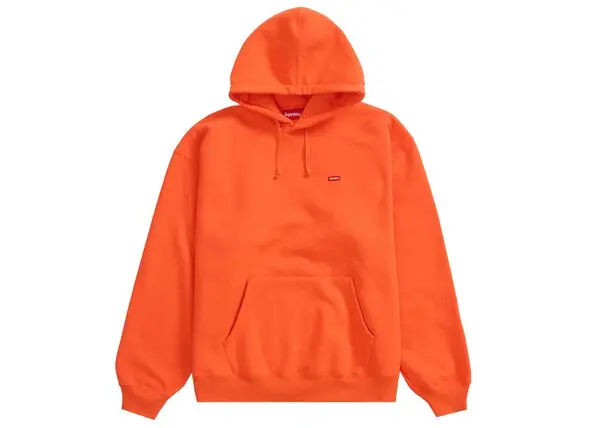 Supreme Small Box Hooded Sweatshirt - Bright Orange
