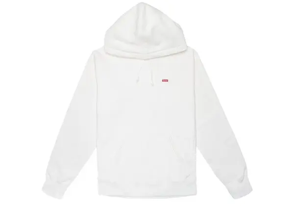 Supreme Small Box Hooded Sweatshirt - White