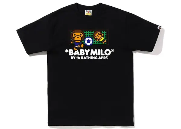 A BATHING APE Baby Milo Soccer Tee Shirt