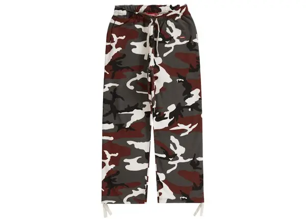 Supreme Small Box Drawcord Sweatpant - Red Camo
