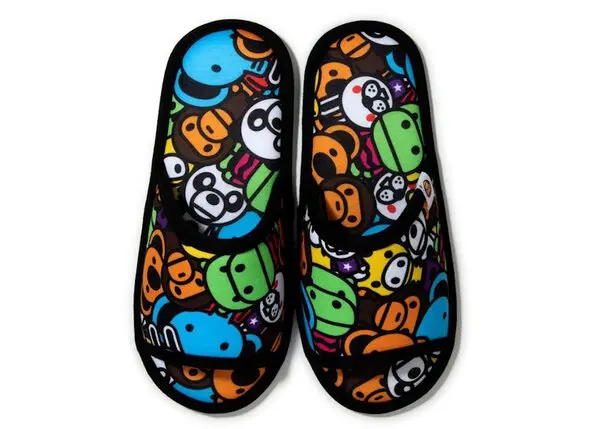 A BATHING APE Baby Milo Slipper - Black