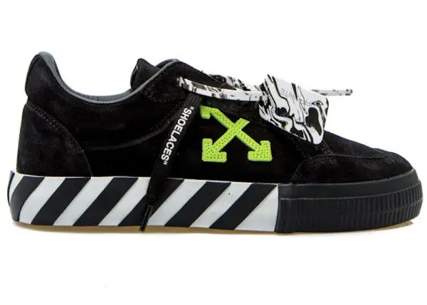 Off-White Vulc Low Sneakers - Black/white/green