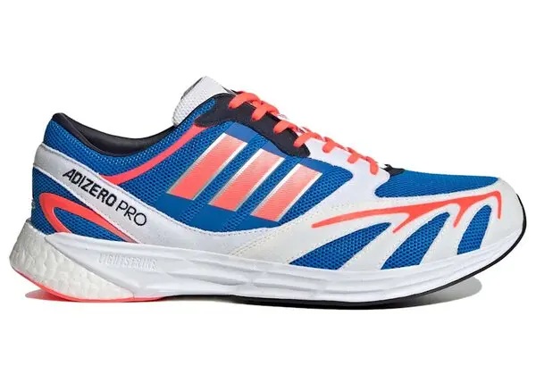 Adidas Adizero Pro V1 Dna Sneakers - Blue Rush/turbo/silver Metallic