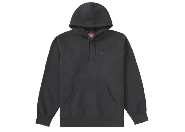 Supreme Small Box Hooded Sweatshirt - Charcoal