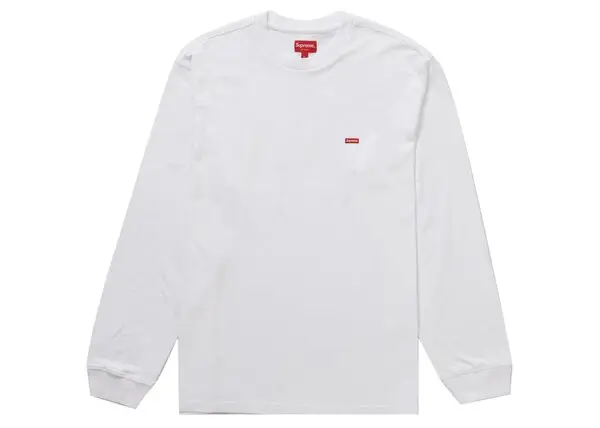 Supreme Small Box Long Sleeve Tee Shirt - White