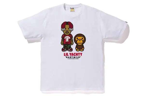 A BATHING APE Baby Milo X Lil Yachty Tee Shirt #1 - White