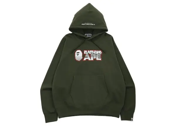 A BATHING APE Bathing Ape Loose Fit Pullover Hoodie