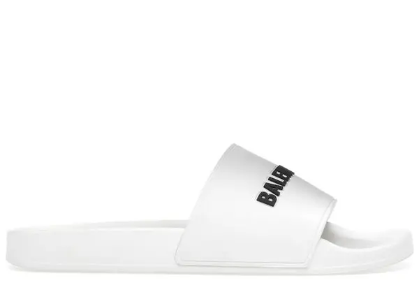 Balenciaga Pool Slide - White