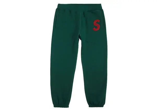 Supreme Logo Sweatpant - Dark Green