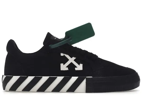 Off-White Vulc Low Canvas Sneakers - Black/white