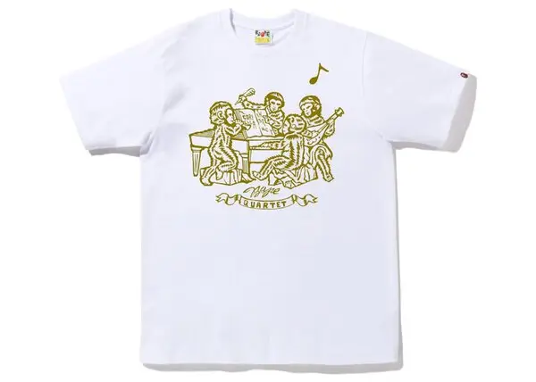 A BATHING APE Archive Graphic #3 Tee Shirt - White