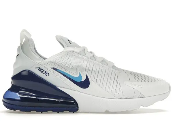 Nike Air Max 270 Sneakers - White/university Blue/deep Royal Blue