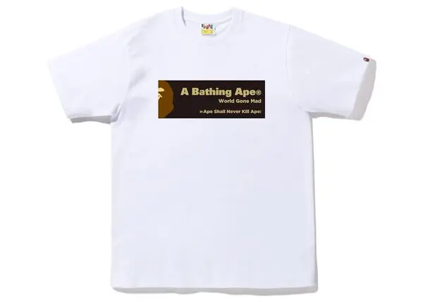 A BATHING APE Archive Graphic #7 Tee Shirt - White
