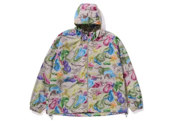 A BATHING APE Art Camo Lightweight Hoodie - Multicolor