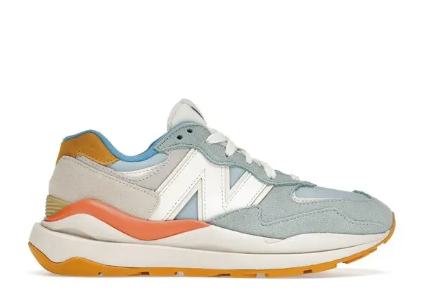 NEW BALANCE 57/40 Sneakers - Oyster/pink/blue