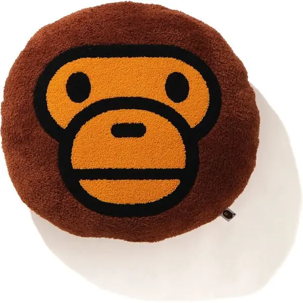 A BATHING APE Baby Milo Cushion - Brown