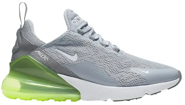 Nike Air Max 270 Sneakers - Lime Blast/cool Grey/obsidean Mist