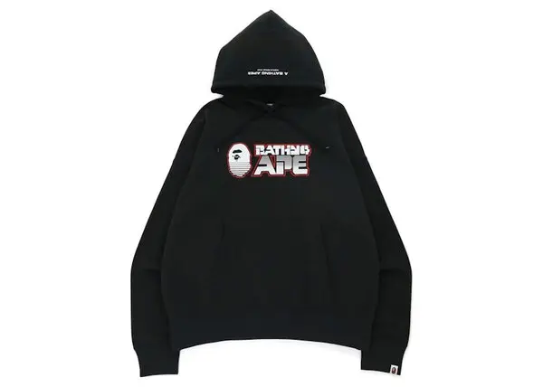 A BATHING APE Bathing Ape Loose Fit Pullover Hoodie