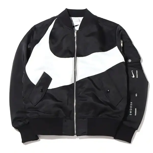 Nike Therma-fit Synthetic Phil Reversible Bomber Jacket - Black