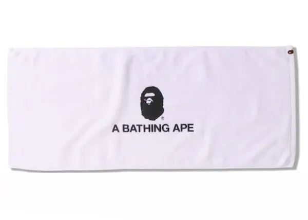A BATHING APE Beach Japan 2022 Exclusive Pack Towel - White