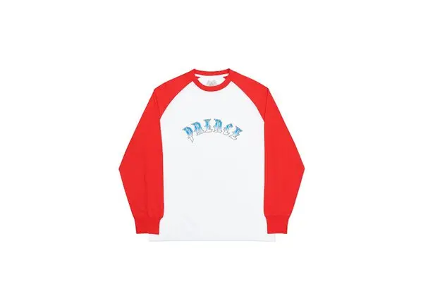 PALACE Spitfire Pfire Longsleeve - White/red