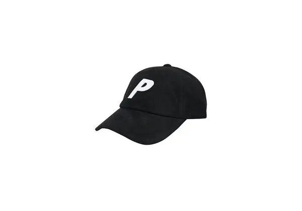 PALACE Suede 6-panel Cap - Black