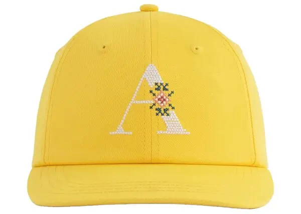 Aimé Leon Dore Needlepoint 'a' Cap - Yellow
