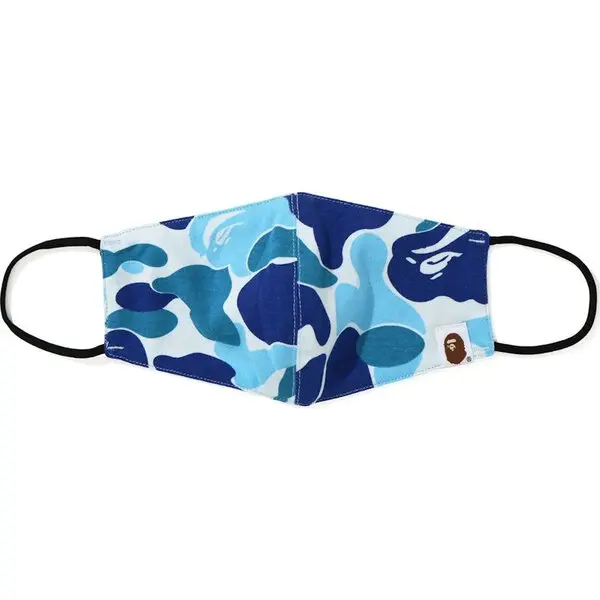 A BATHING APE Big Abc Camo Mask - Blue