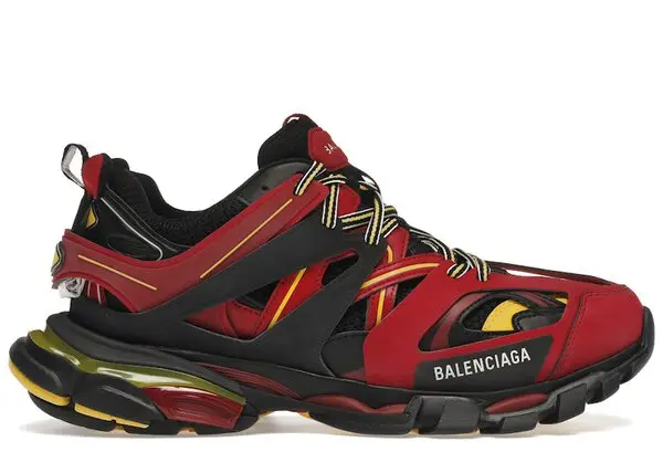 Balenciaga Track Sneakers - Black/burgundy