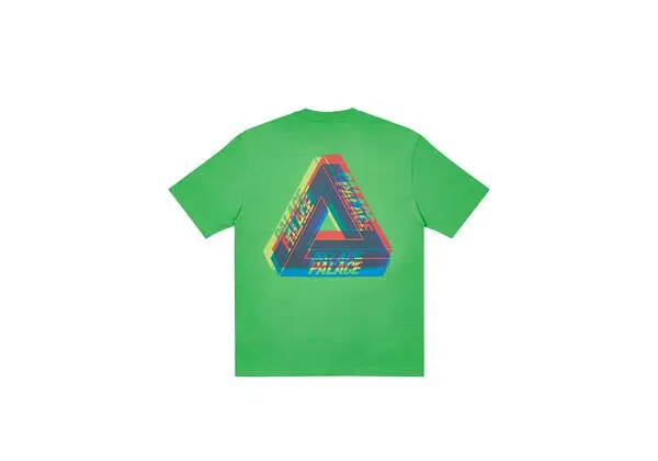 PALACE Triferg Colour Blur T-shirt - Light Lime