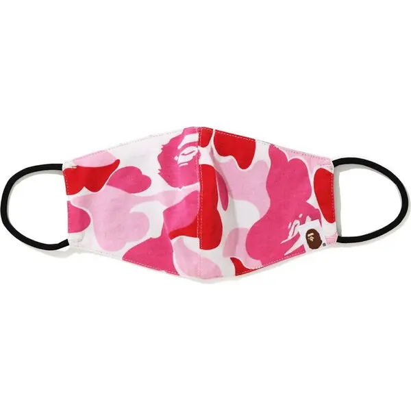 A BATHING APE Big Abc Camo Mask - Pink