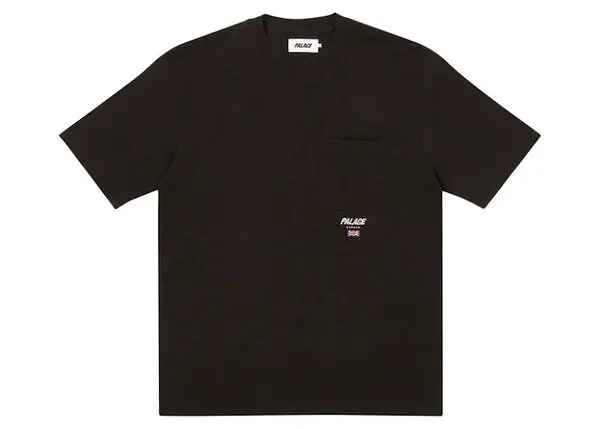 PALACE Slub Square Pocket T-shirt - Black