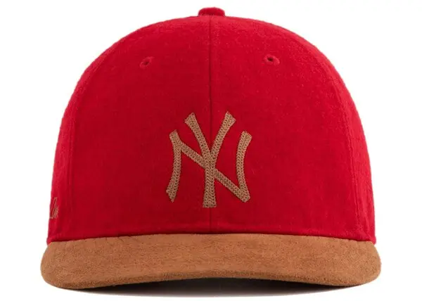 Aimé Leon Dore New Era Yankees Melton Wool Cap - Red