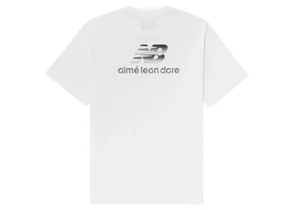 Aimé Leon Dore X New Balance Logo Tee Shirt - White